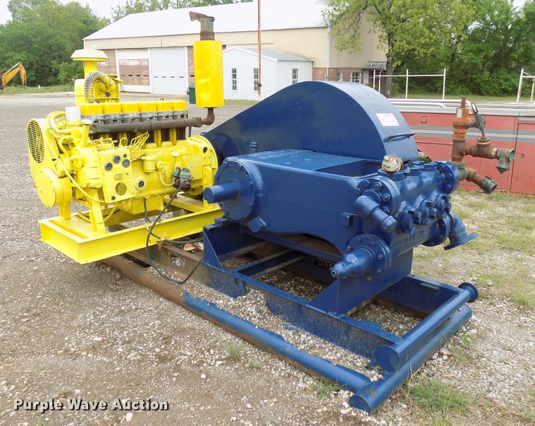 Gardner Denver PX172 triplex pump in Healdton, OK | Item DB9703 sold ...