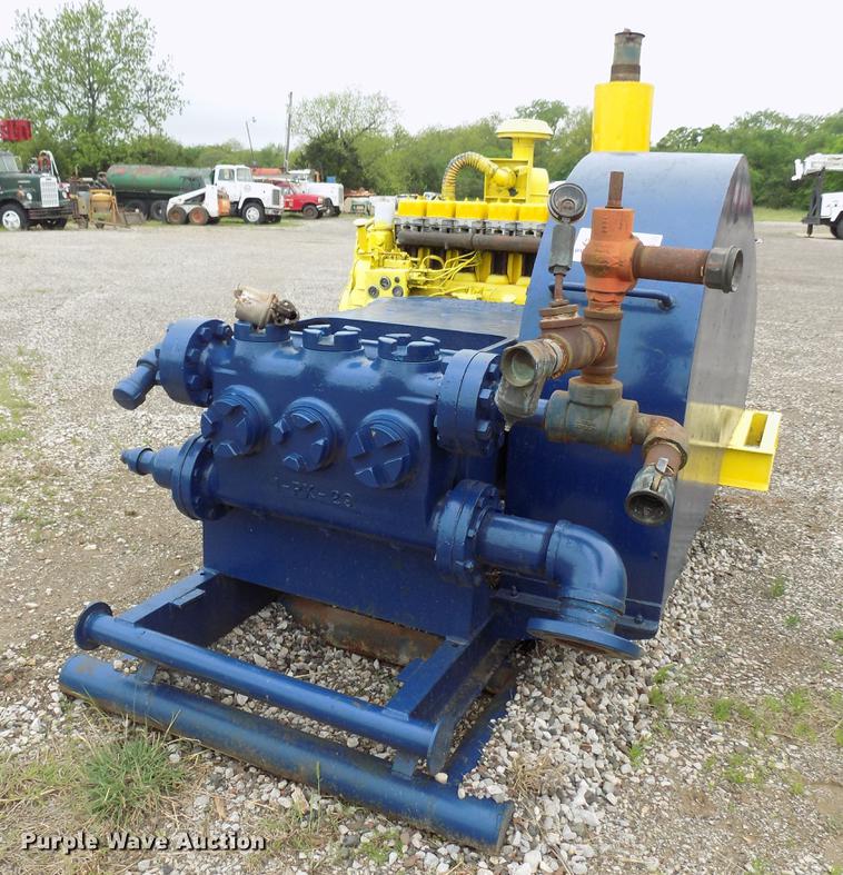 Gardner Denver PX172 triplex pump in Healdton, OK | Item DB9703 sold ...