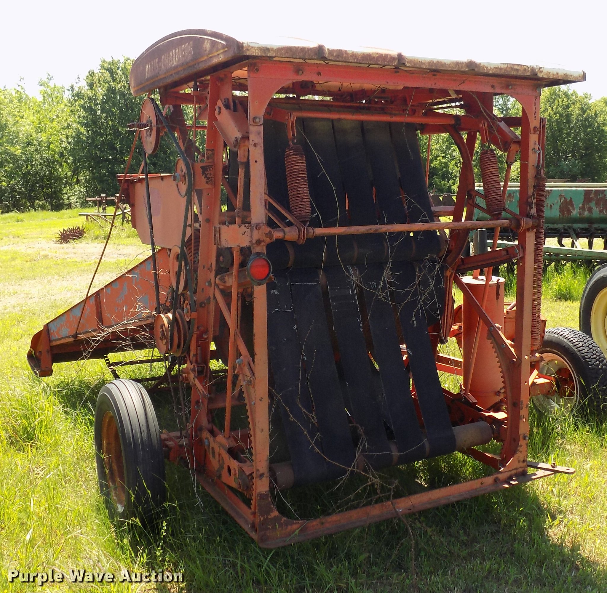 Allis Chalmers roto baler in Skiatook, OK | Item FO9839 sold | Purple Wave