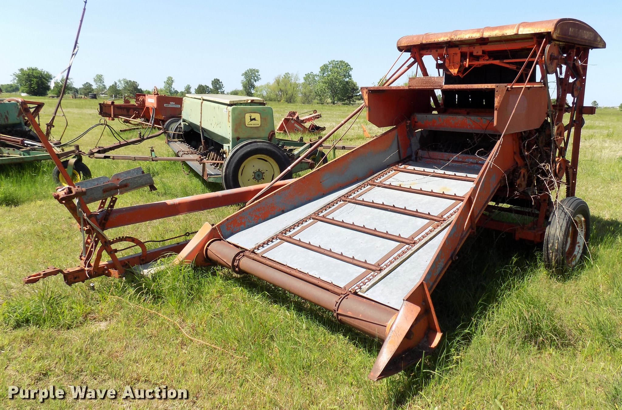 Allis Chalmers roto baler in Skiatook, OK | Item FO9839 sold | Purple Wave