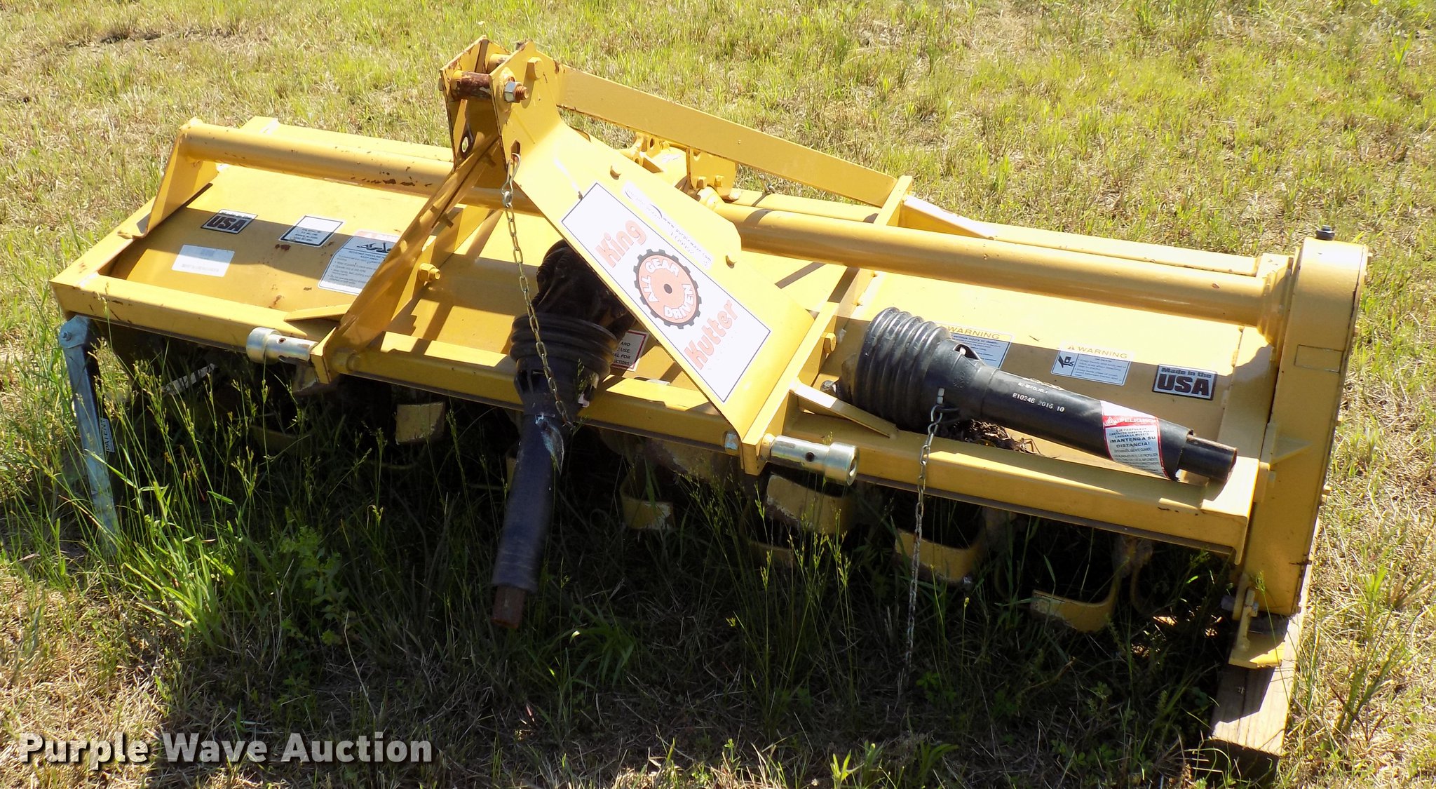 King Kutter TG72 rototiller in Skiatook, OK | Item FO9952 sold | Purple ...
