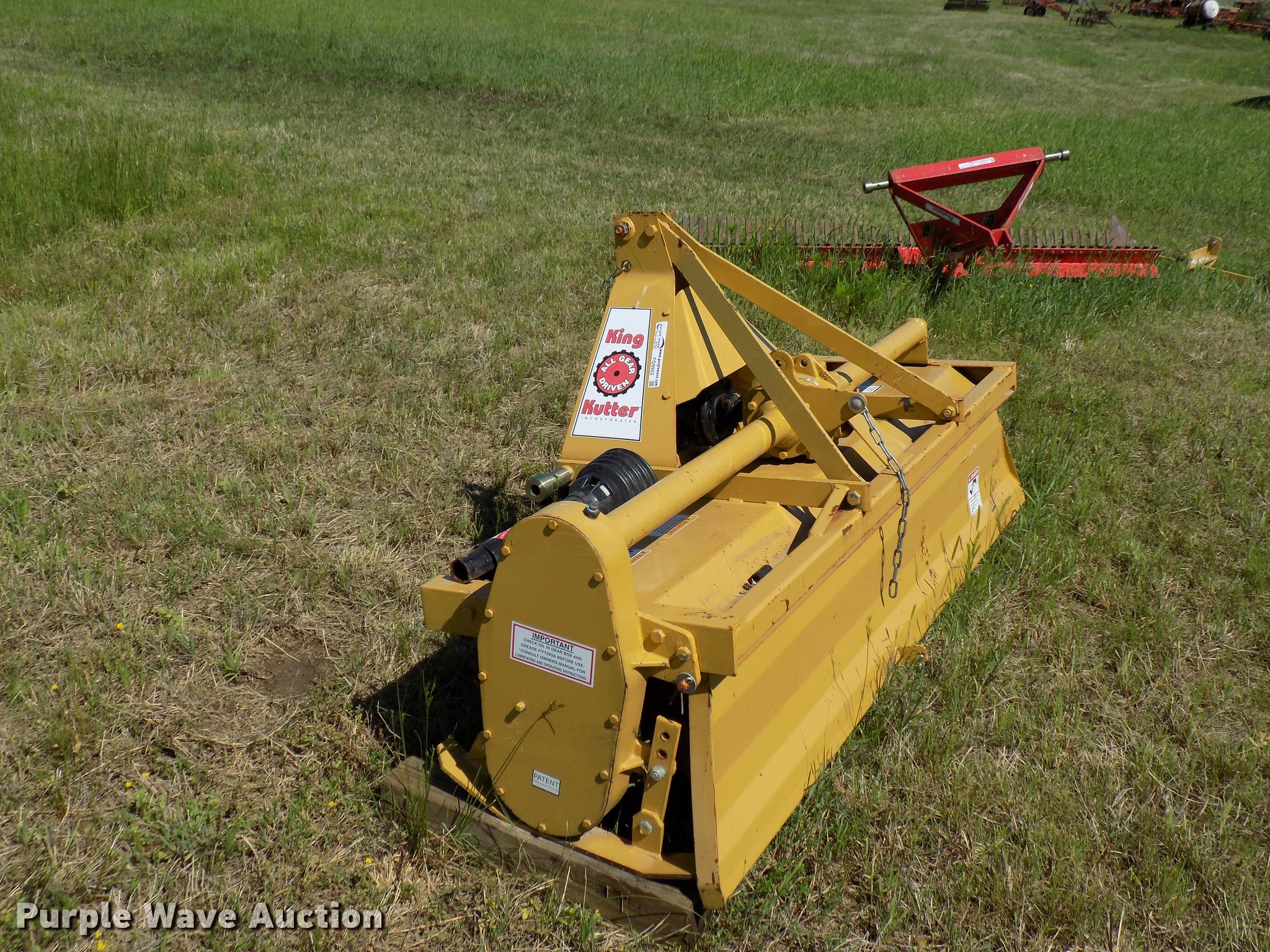 King Kutter TG72 rototiller in Skiatook, OK | Item FO9952 sold | Purple ...