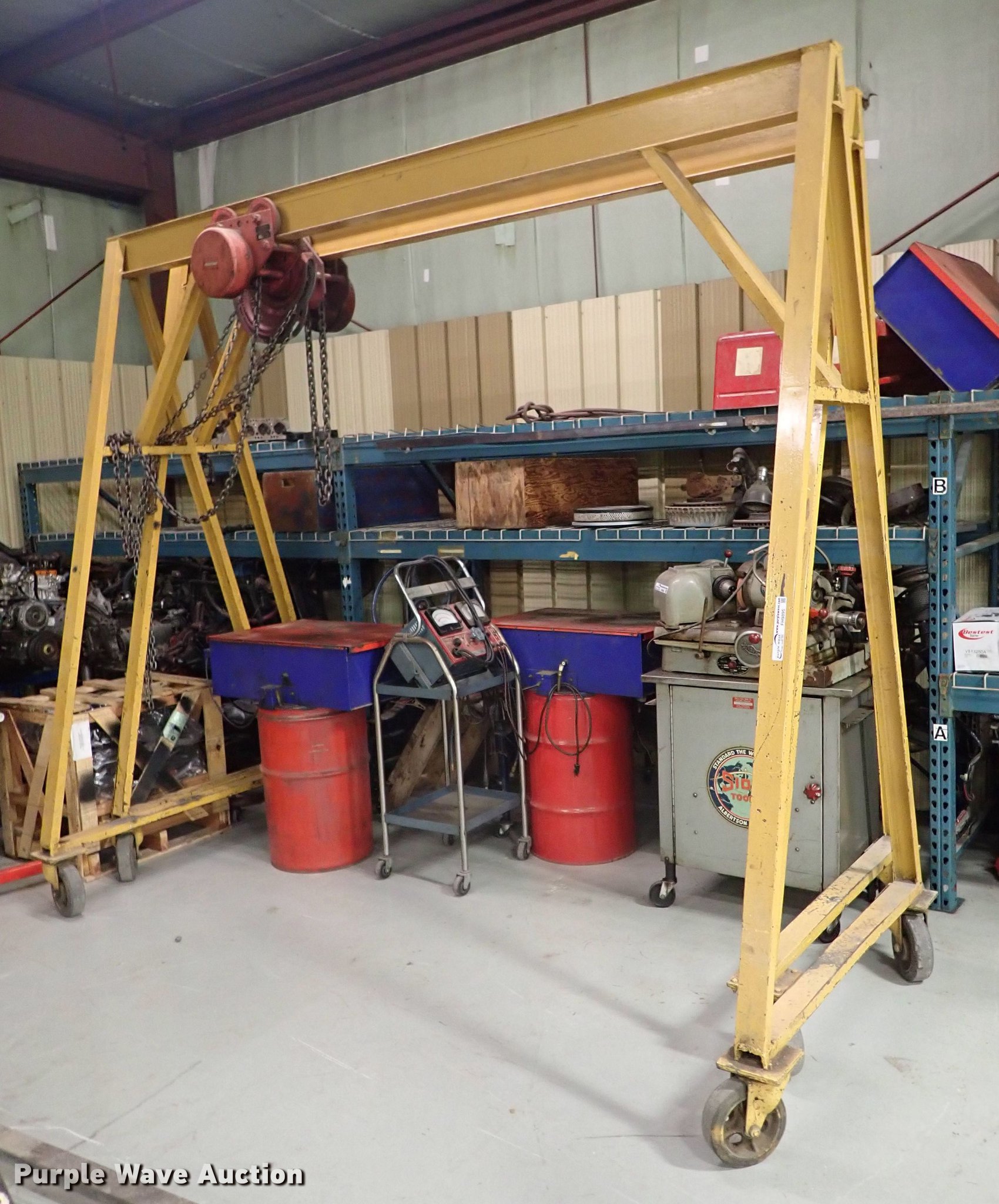 (2) A-frame hoists in McPherson, KS | Item FH9895 sold | Purple Wave