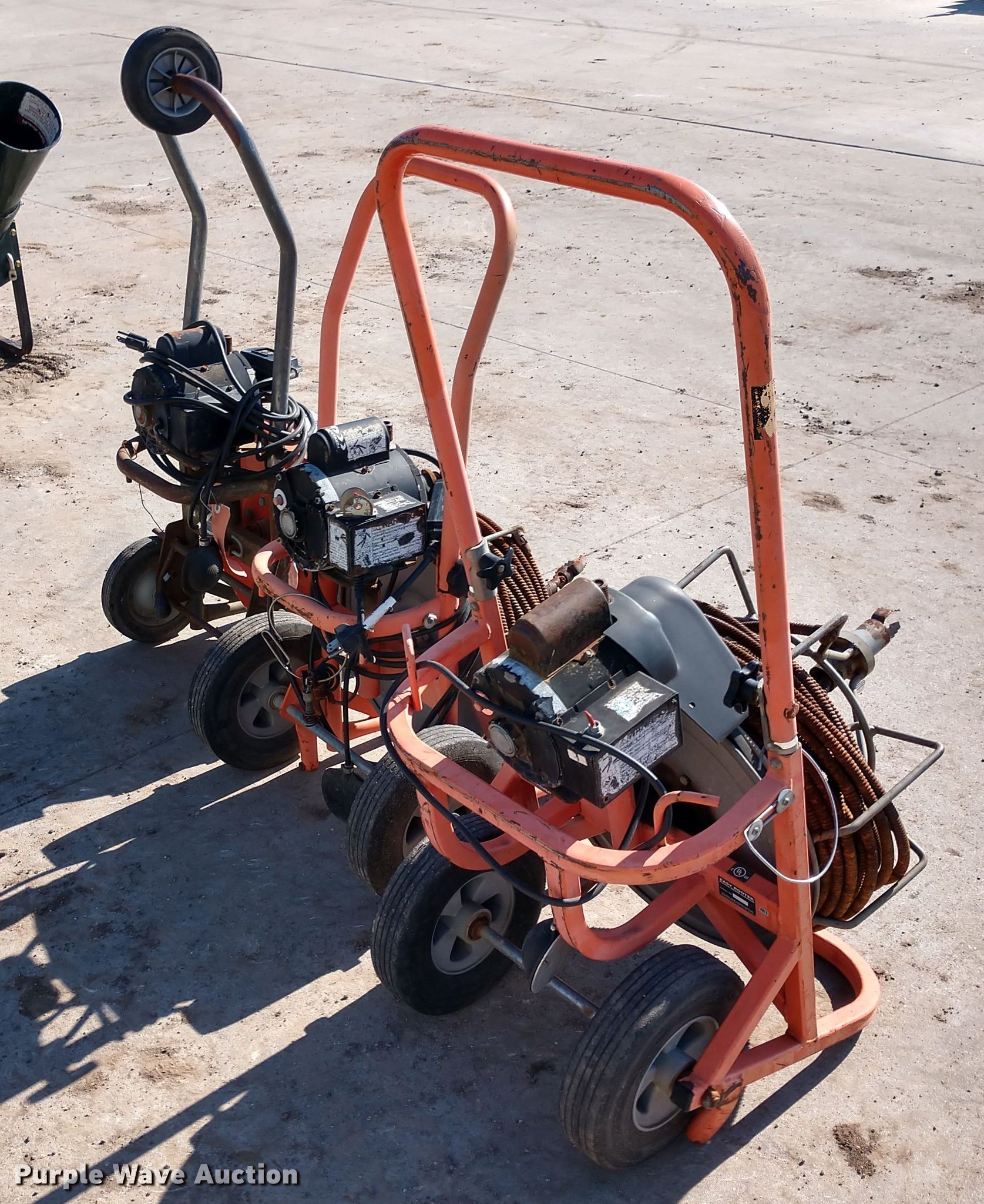 (3) sewer machines in El Dorado, KS | Item DD7035 sold | Purple Wave