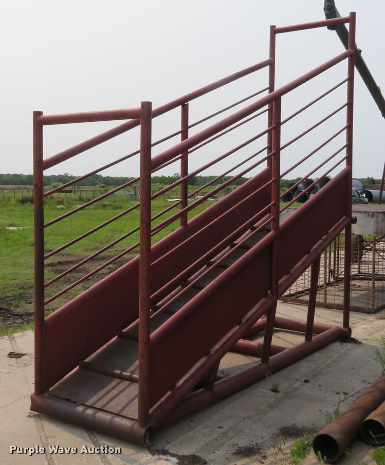 Steel livestock loading chute in El Dorado, KS | Item DD7062 sold ...