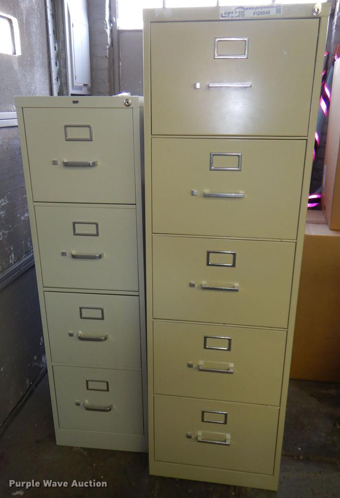 (3) file cabinets in Emporia, KS | Item FQ9848 sold | Purple Wave