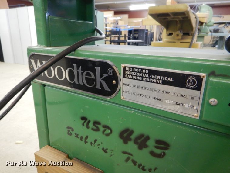 Woodtek Big Boy-80 horizontal/vertical sander in Dodge City, KS | Item ...