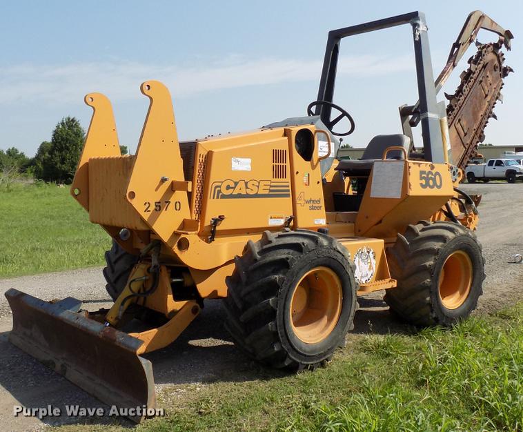 1999 Case 560 trencher in Collinsville, OK | Item DB9542 sold | Purple Wave