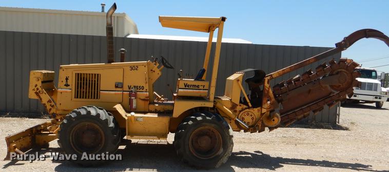 1989 Vermeer V7550 trencher in Emporia, KS | Item DG1113 sold | Purple Wave