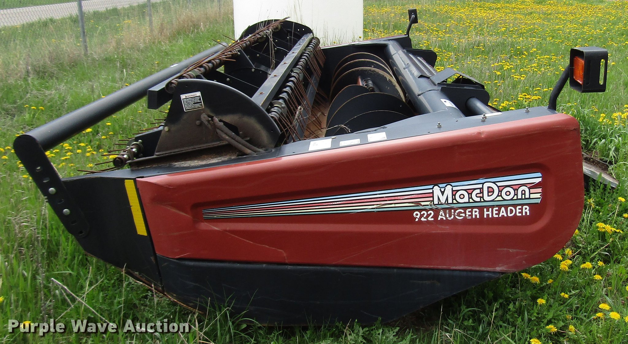 2004 MacDon 922 auger head in Afton, WY | Item DG1215 sold | Purple Wave
