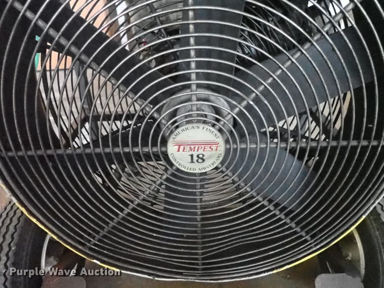 Tempest fan in Hutchinson, KS | Item FB9127 sold | Purple Wave