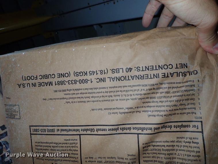 Approximately 80 bags of Gilsulate 500XR pipe insulation in Wichita, KS ...