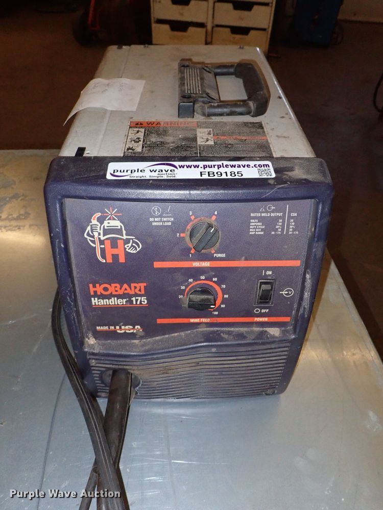 Hobart Handler 175 welder in Andale, KS | Item FB9185 sold | Purple Wave
