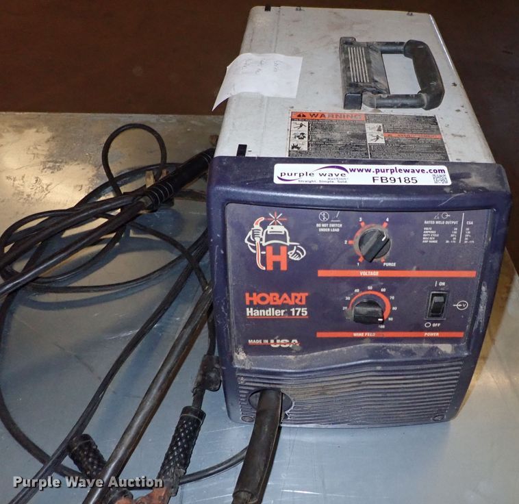 Hobart Handler 175 welder in Andale, KS | Item FB9185 sold | Purple Wave