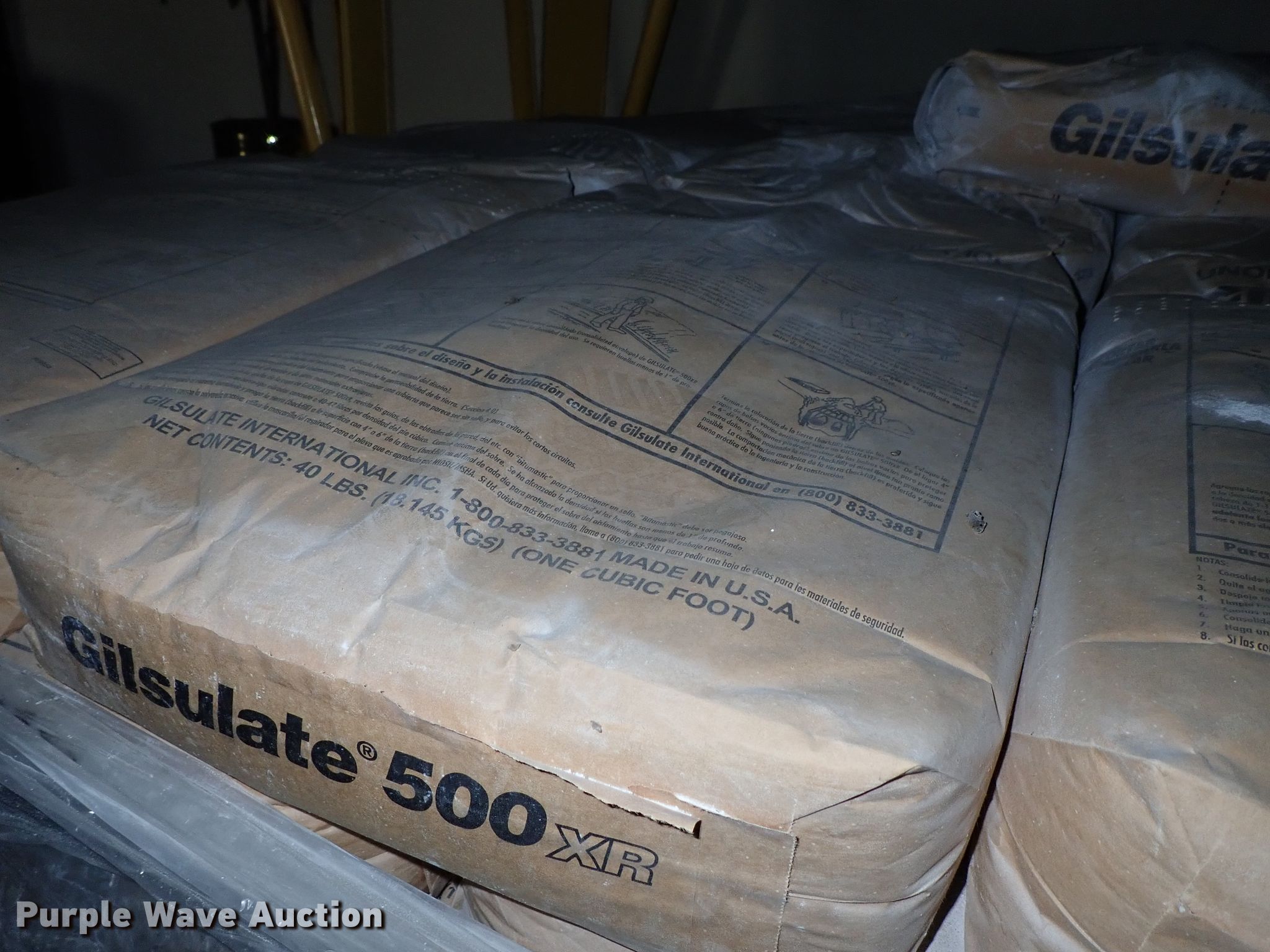 Approximately 80 bags of Gilsulate 500XR pipe insulation in Wichita, KS ...