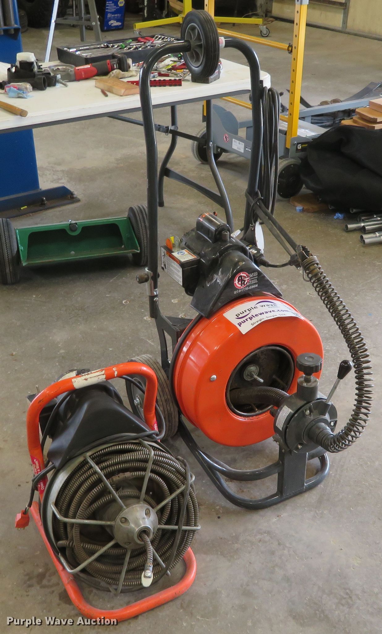 (2) General Metro Rooter sewer machines in Augusta, KS | Item DD7088 ...