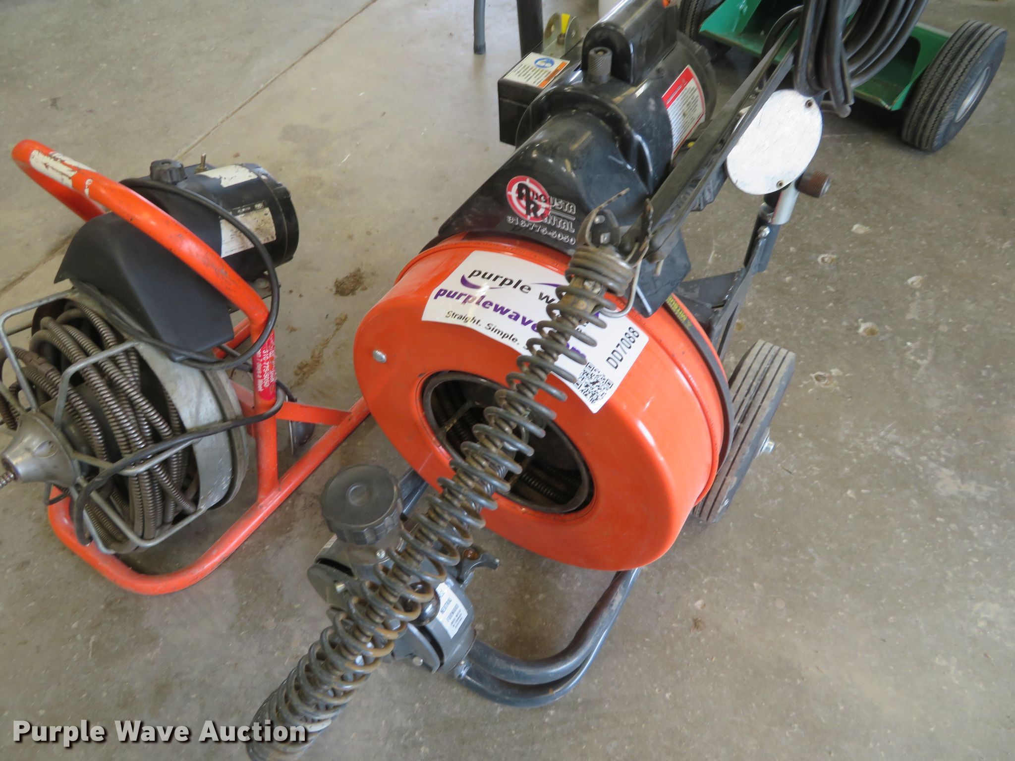 (2) General Metro Rooter sewer machines in Augusta, KS | Item DD7088 ...