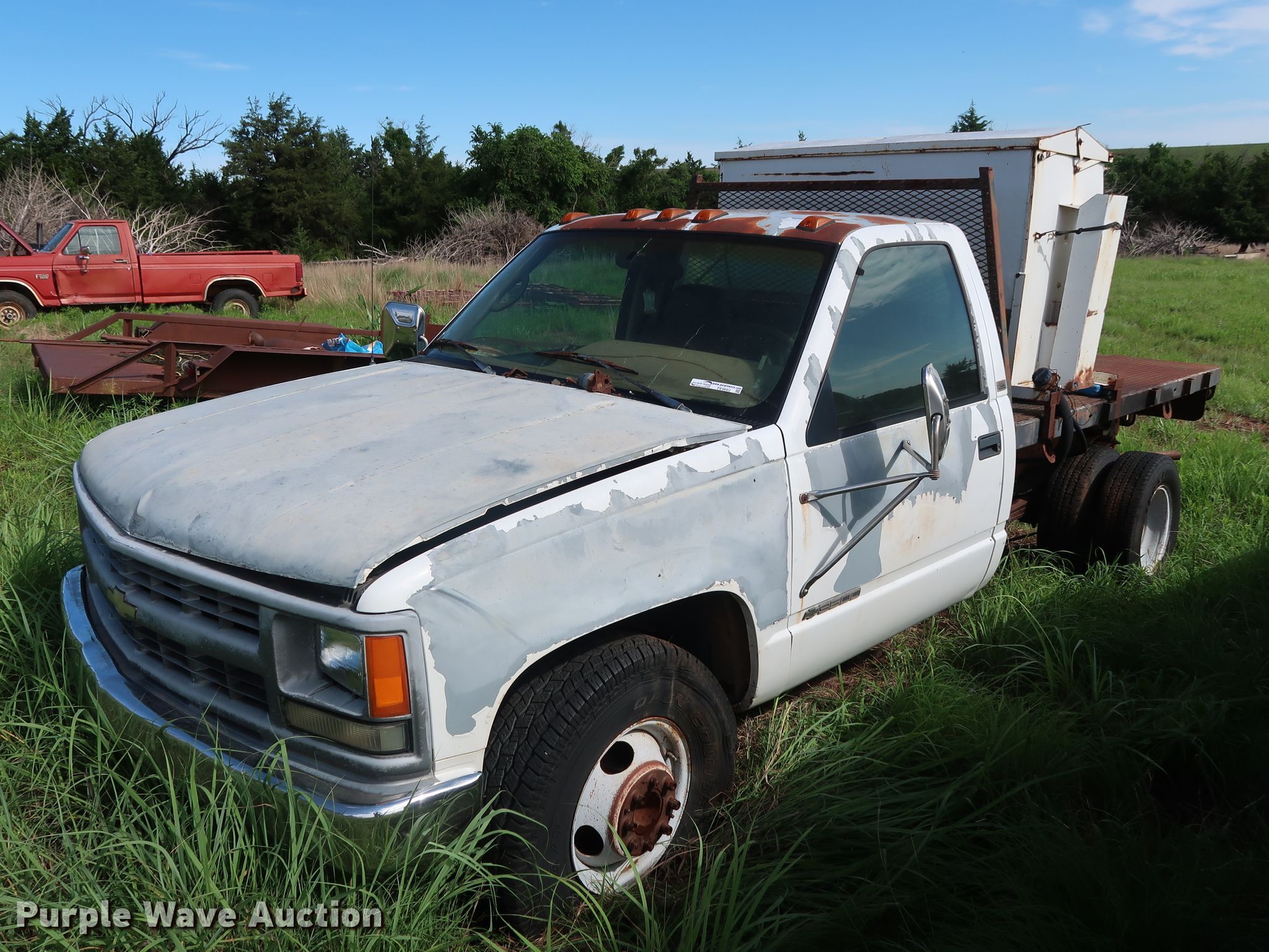 1995 Chevrolet Cheyenne 3500 flatbed pickup truck in Butler, OK | Item ...