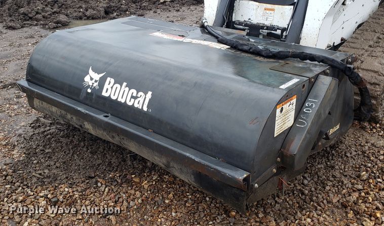 Bobcat skid steer sweeper in Olathe, KS | Item AN9444 sold | Purple Wave