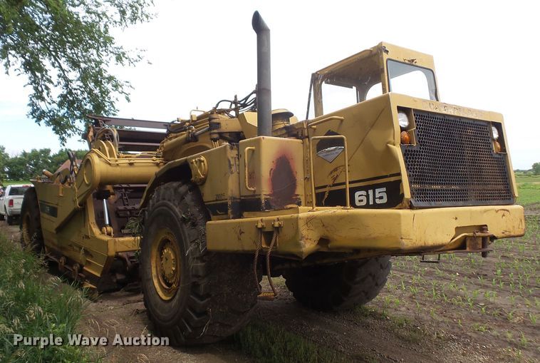 1985 Caterpillar 615 elevating scraper in Princeton, KS | Item DD6232 ...