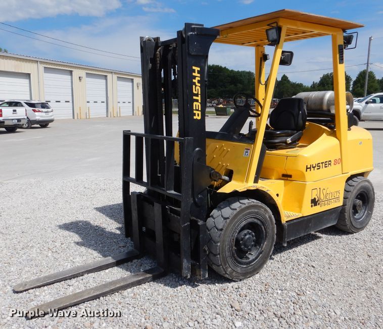 Hyster H80XM forklift in Clinton, MO | Item DY9850 sold | Purple Wave