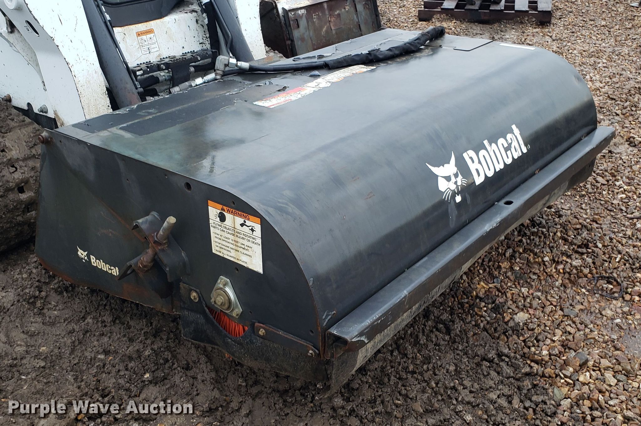 Bobcat skid steer sweeper in Olathe, KS | Item AN9444 sold | Purple Wave