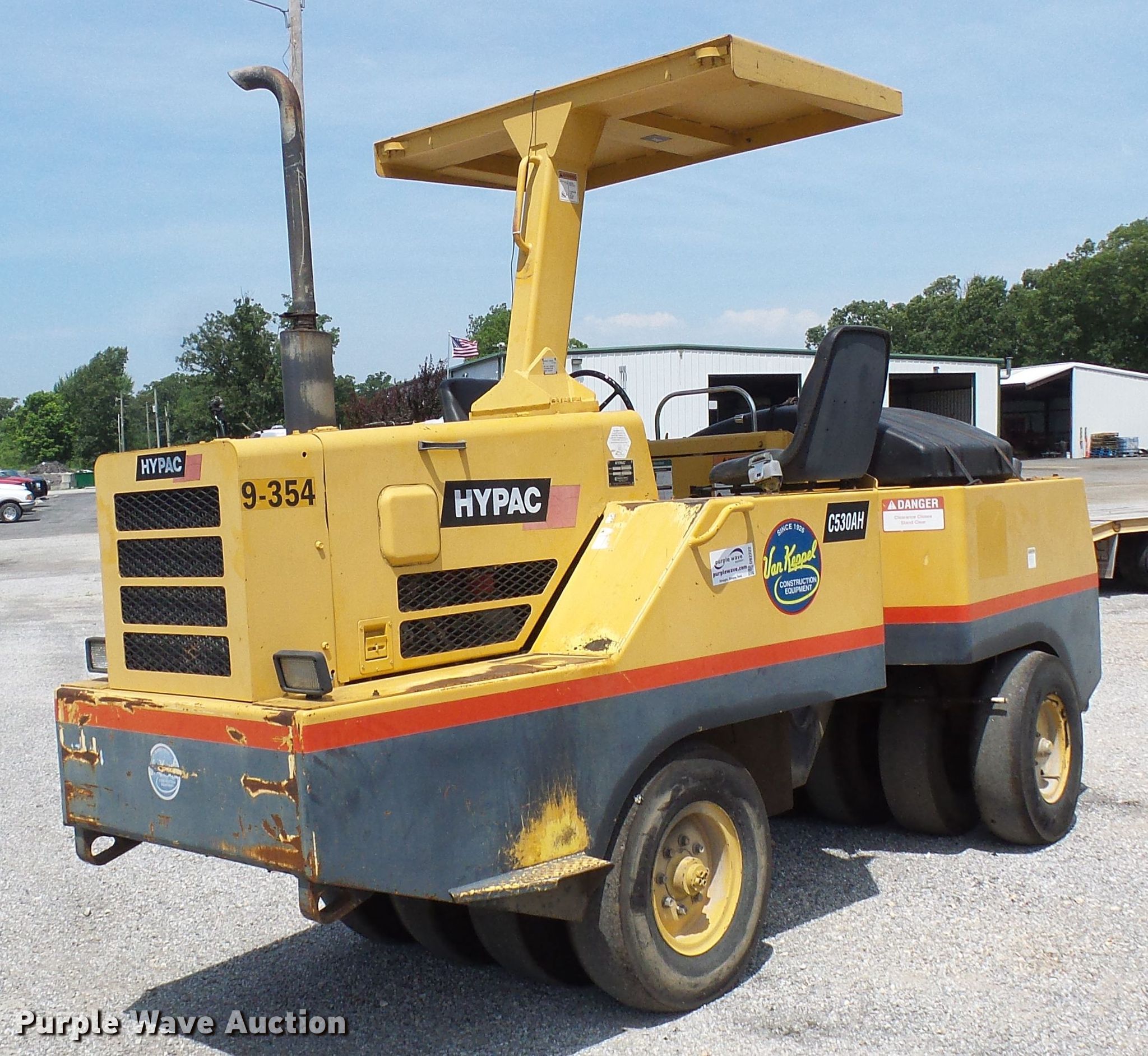 2000 Hypac C530AH pneumatic roller in Cassville, MO | Item DB2222 sold ...