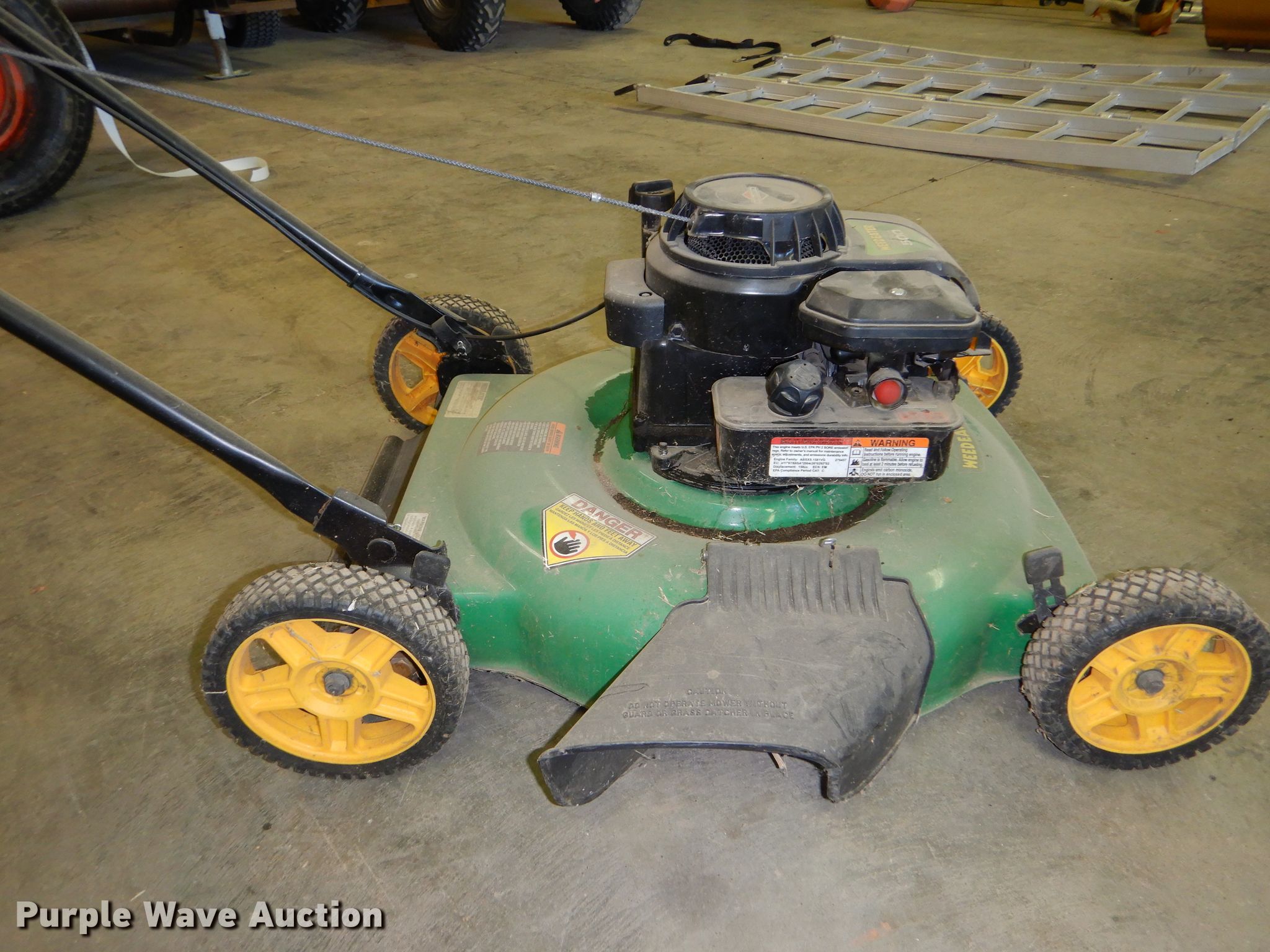 Weed Eater push mower in Hays, KS | Item GH9515 sold | Purple Wave