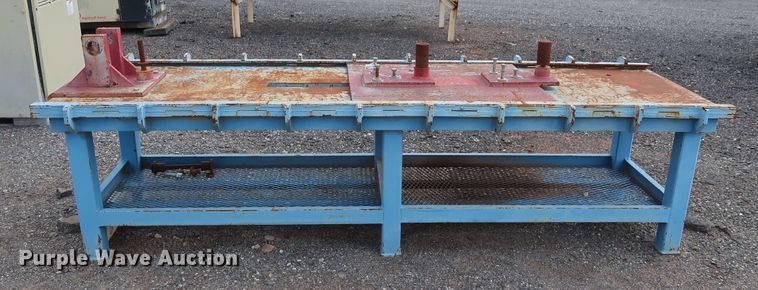Steel shop table in Edmond, OK | Item FE9702 sold | Purple Wave