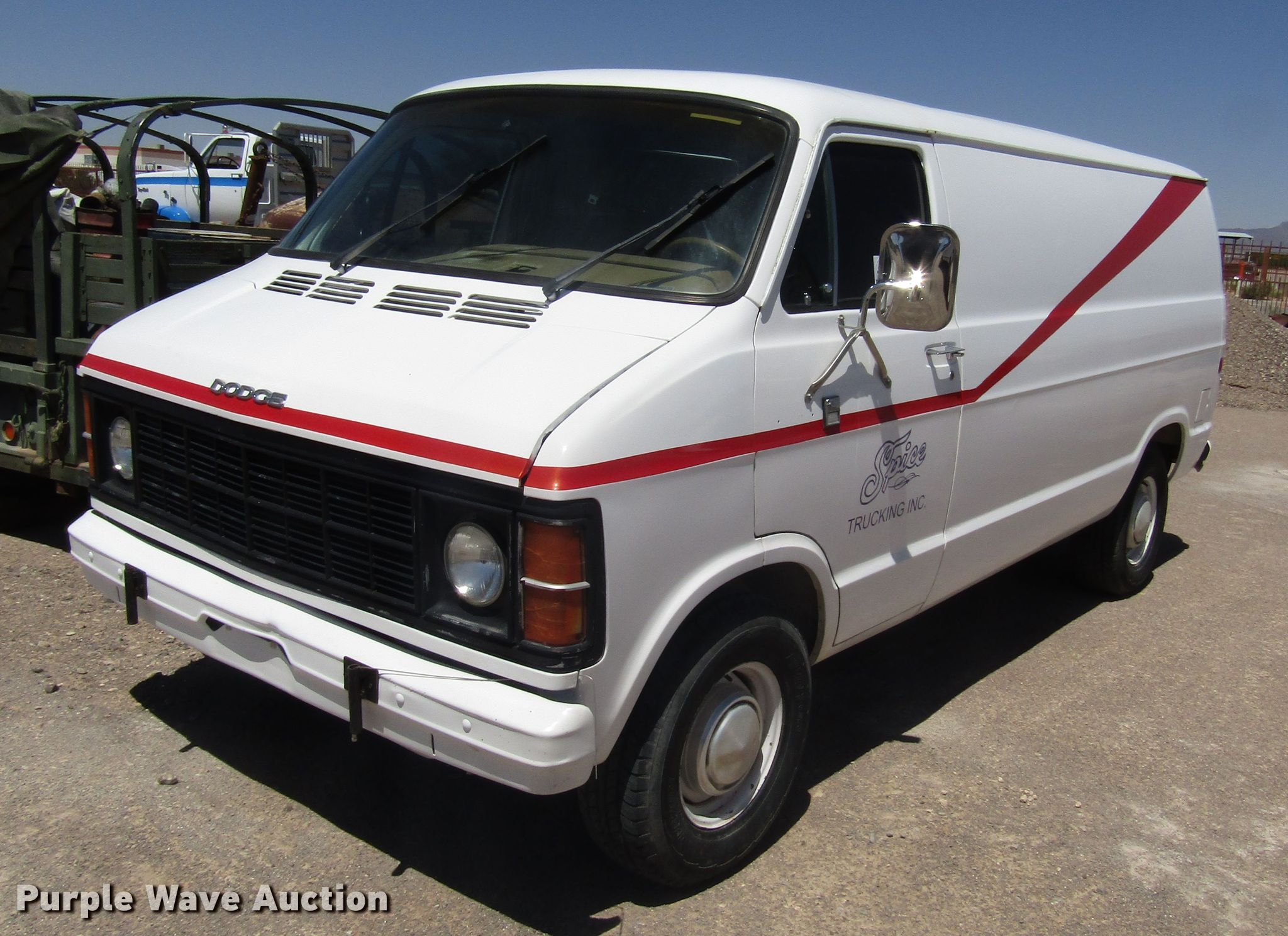 1985 Dodge Ram B250 van in Santa Teresa, NM | Item DG1261 sold | Purple ...