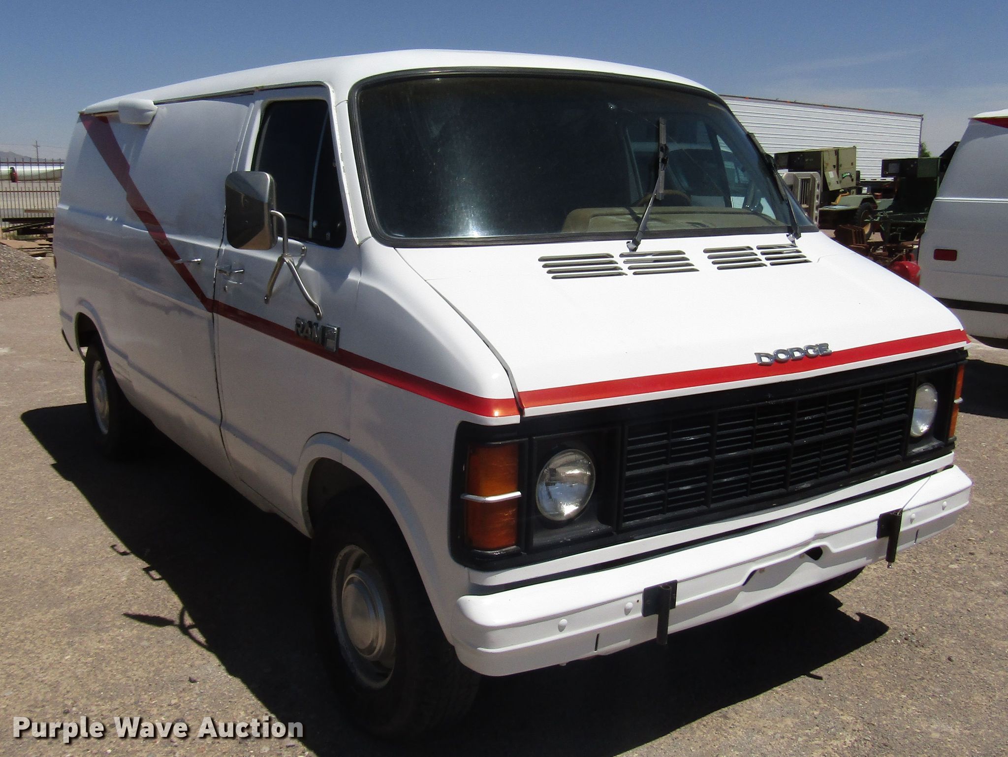 1985 Dodge Ram B250 van in Santa Teresa, NM | Item DG1261 sold | Purple ...