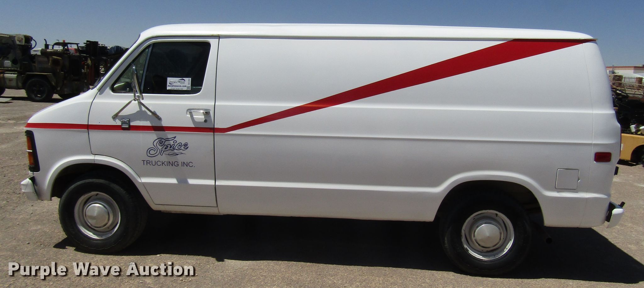 1985 Dodge Ram B250 van in Santa Teresa, NM | Item DG1261 sold | Purple ...