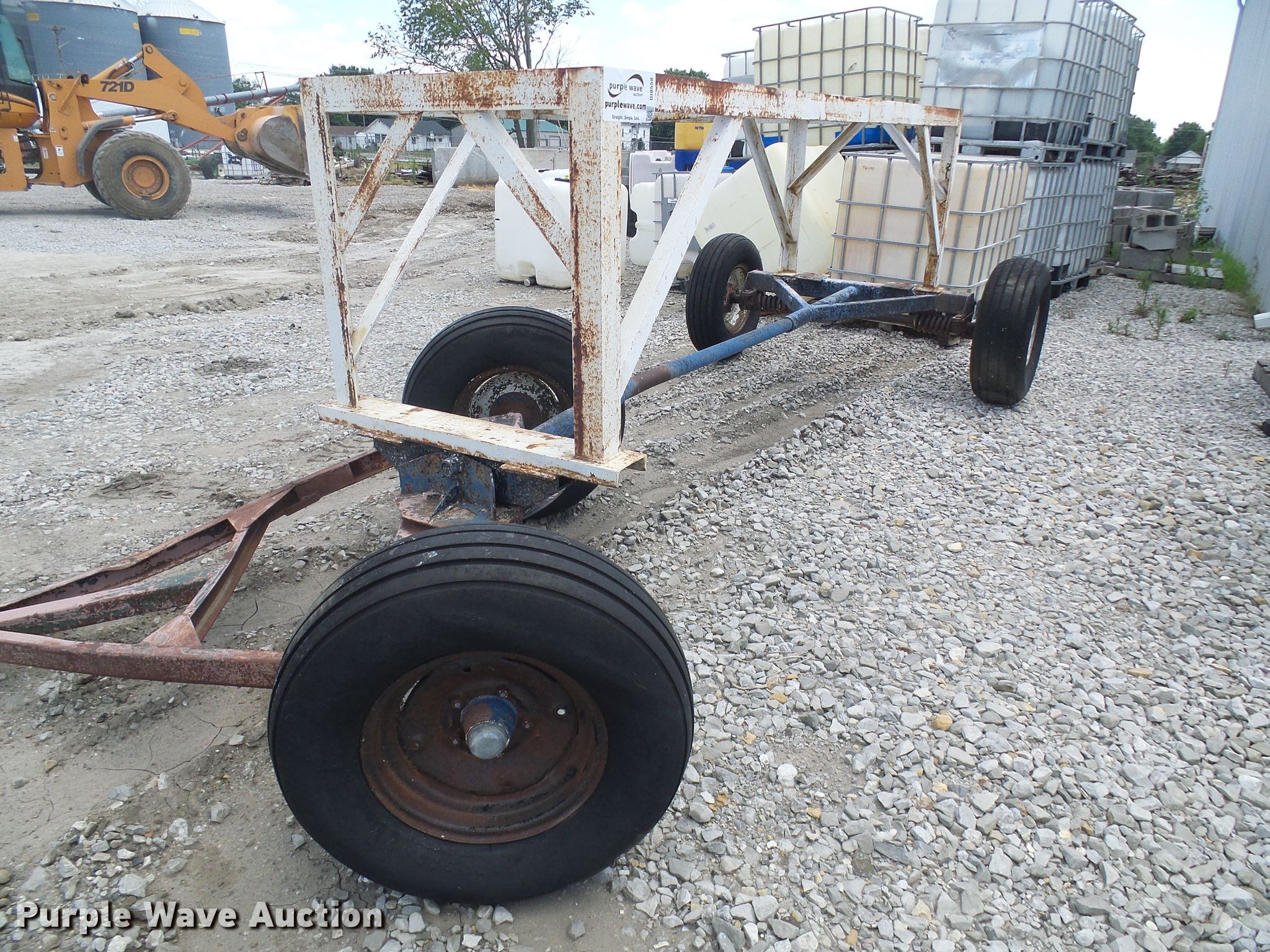 Anhydrous tank running gear in Marshall, MO | Item DI0558 sold | Purple ...