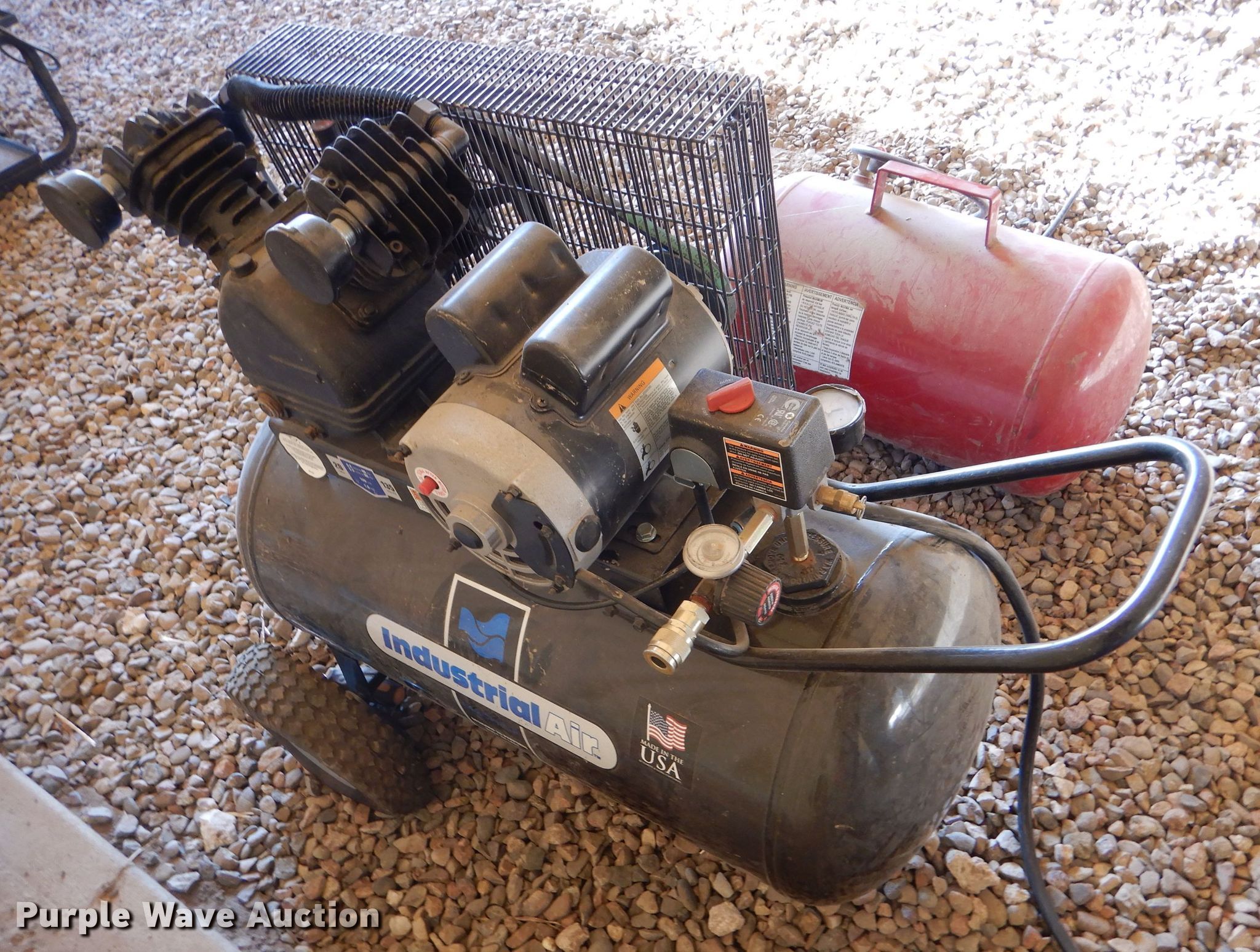 Industrial Air twin piston air compressor in Dighton, KS | Item FY9567 ...