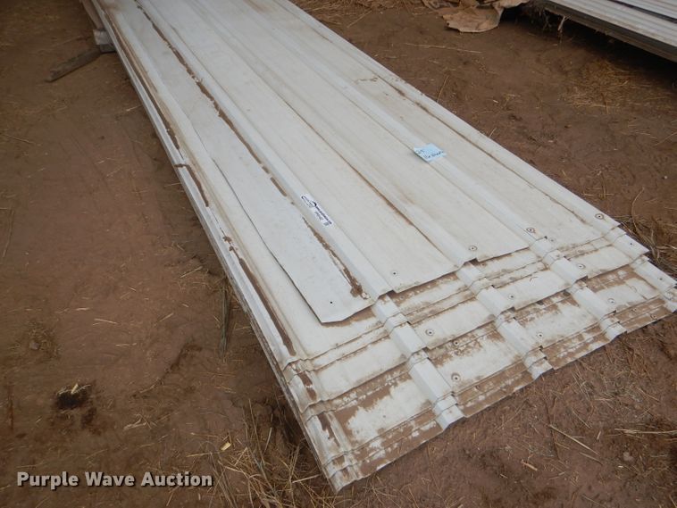 Approximately 16 29' tin sheets in Bern, KS | Item FP9182 sold | Purple ...