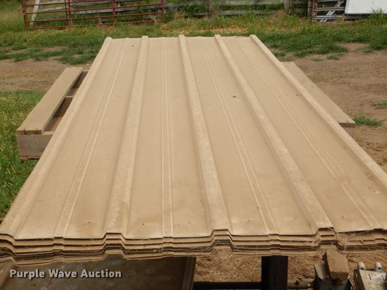 Approximately 15 8' tin sheets in Bern, KS | Item FP9185 sold | Purple Wave