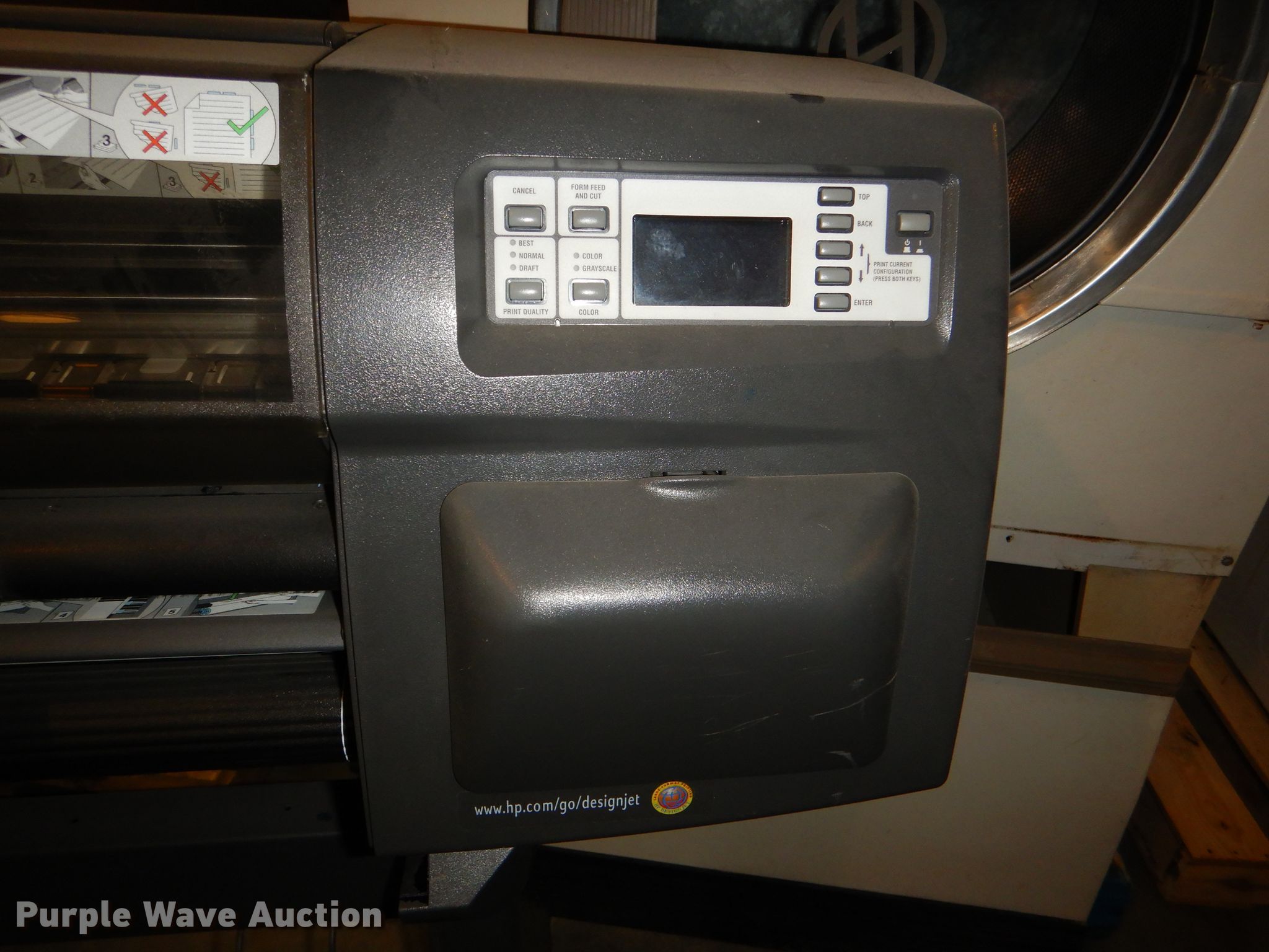 HP DesignJet 1055CM Plus plotter in Manhattan, KS | Item FP9172 sold ...