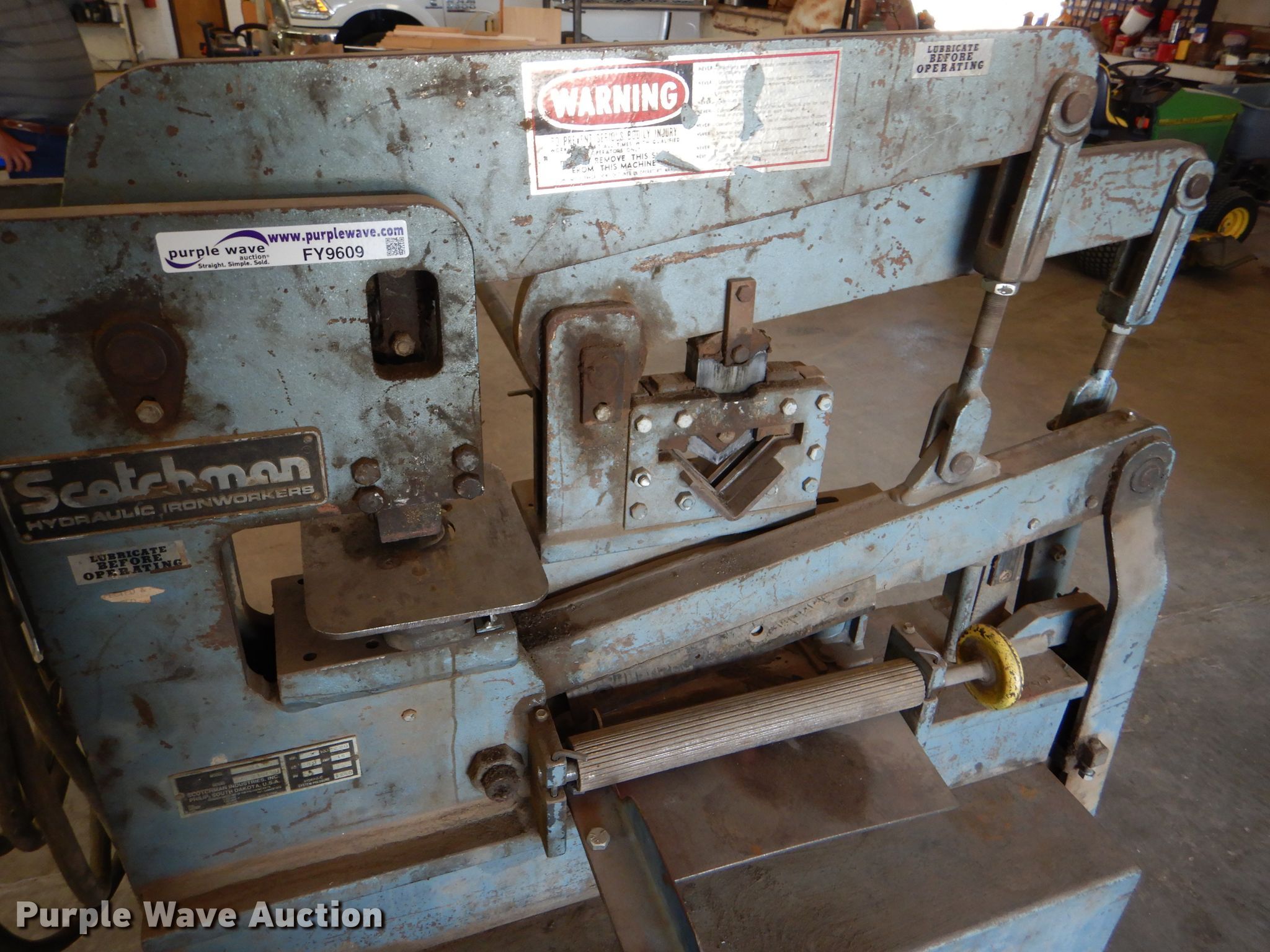 Scotchman Ironworker 314C in Lincoln, KS | Item FY9609 sold | Purple Wave