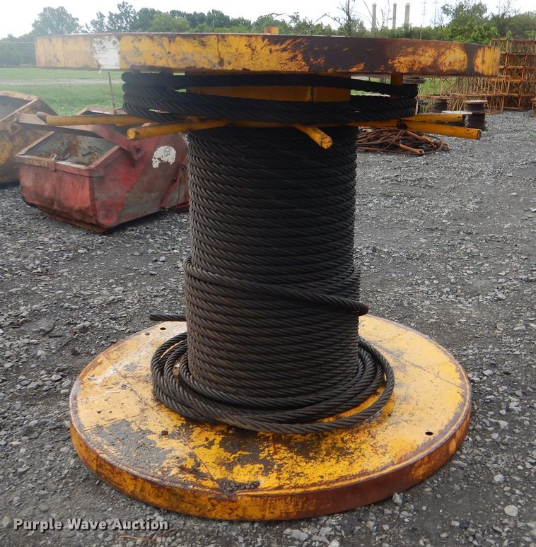 Approx. 400' of 1.5" crane cable in Muskogee, OK | Item DF2146 sold ...