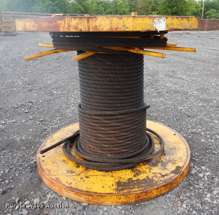 Approx. 400' of 1.5" crane cable in Muskogee, OK | Item DF2146 sold ...