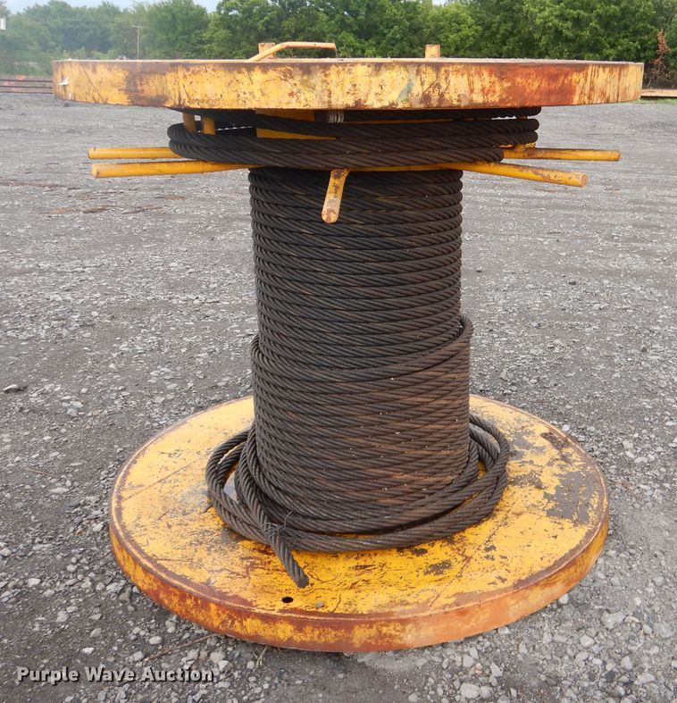 Approx. 400' of 1.5" crane cable in Muskogee, OK | Item DF2146 sold ...