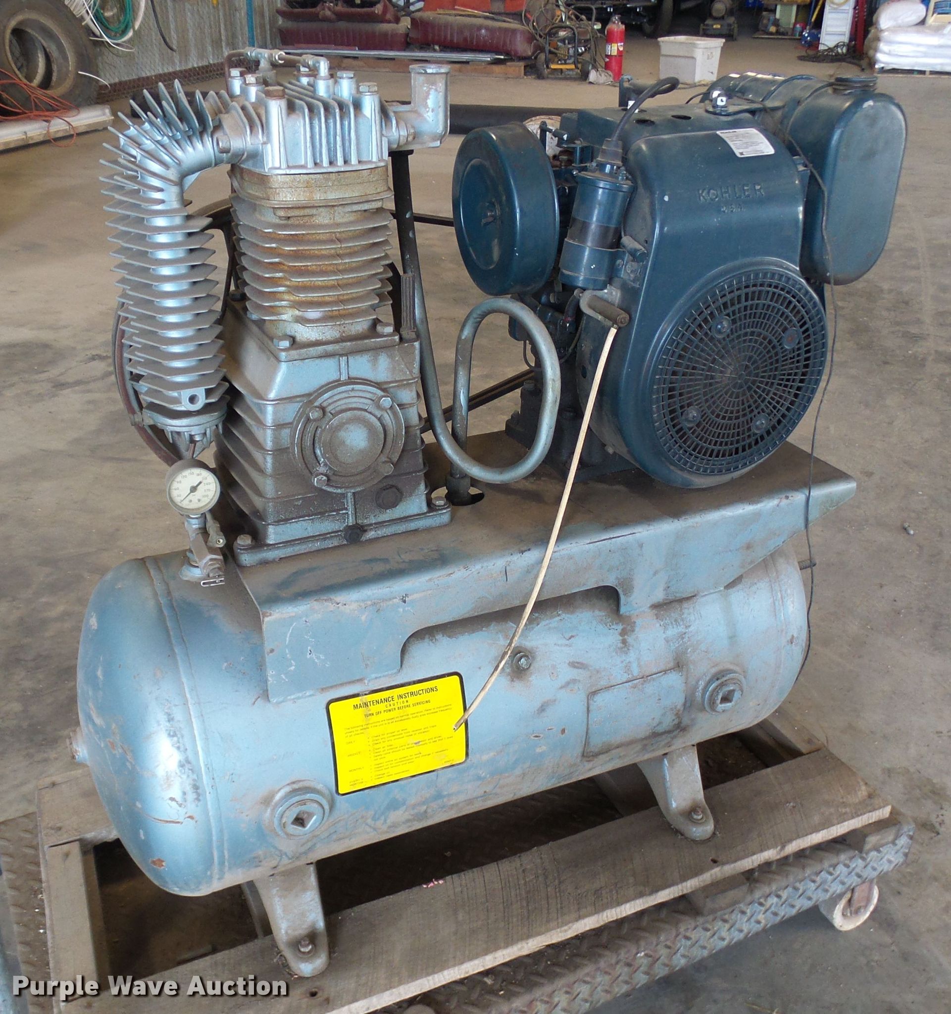 1986 Kargard Industries air compressor in Marshall, MO | Item DI0577 ...