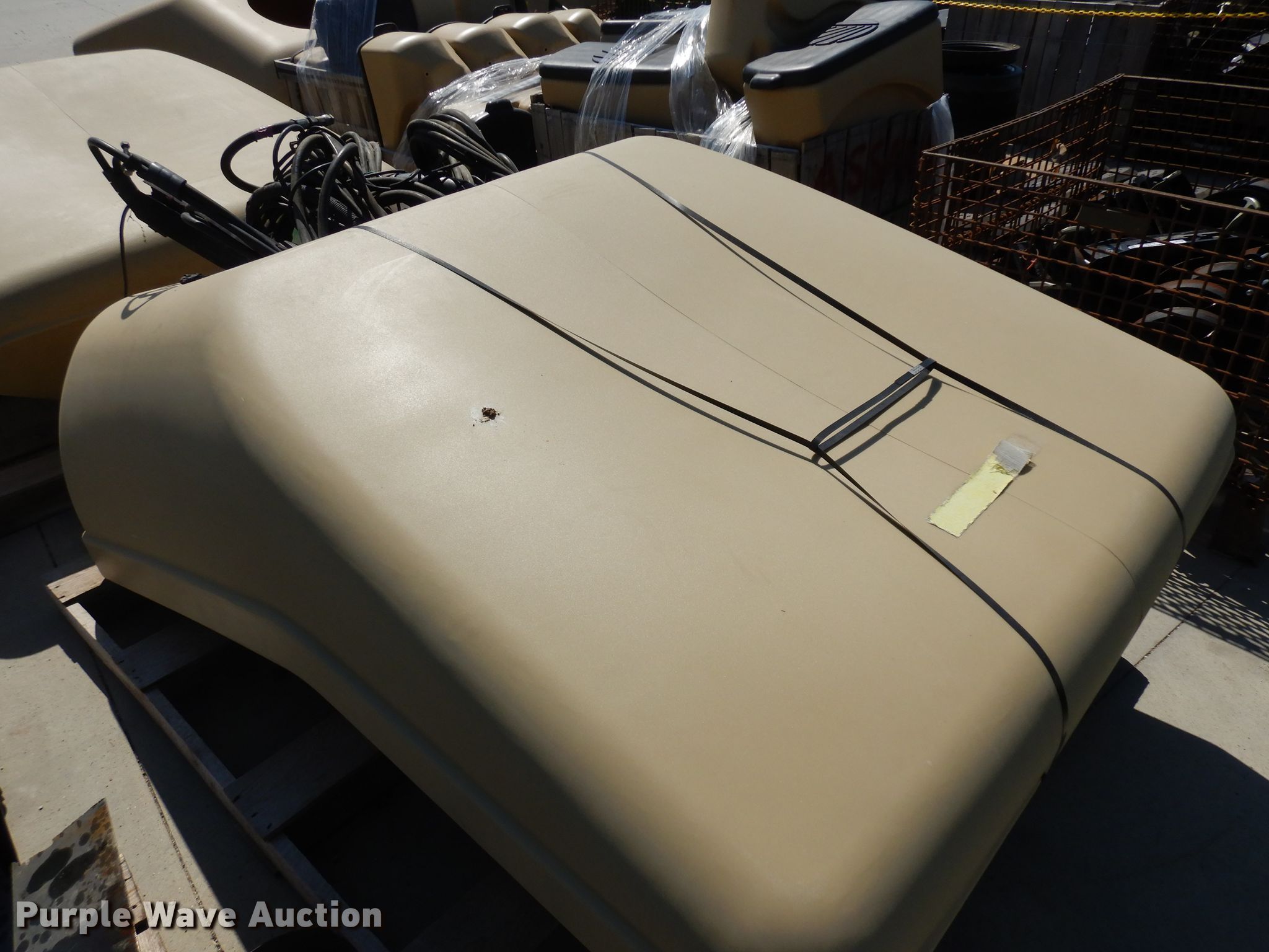 Poly seed hopper in Assaria, KS | Item DW9432 sold | Purple Wave