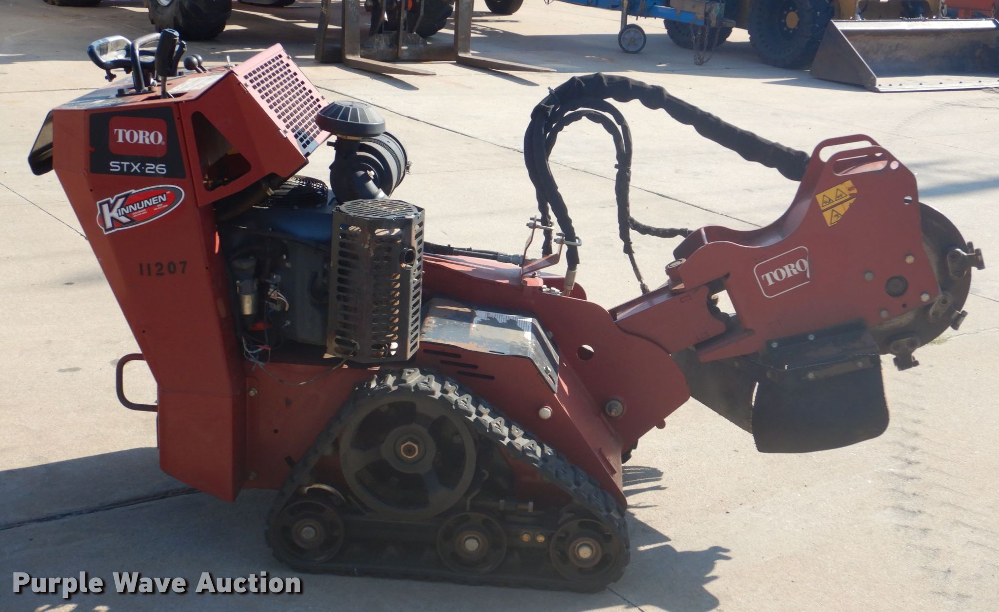 Toro STX-26 stump grinder in Stillwater, OK | Item FT9414 sold | Purple ...