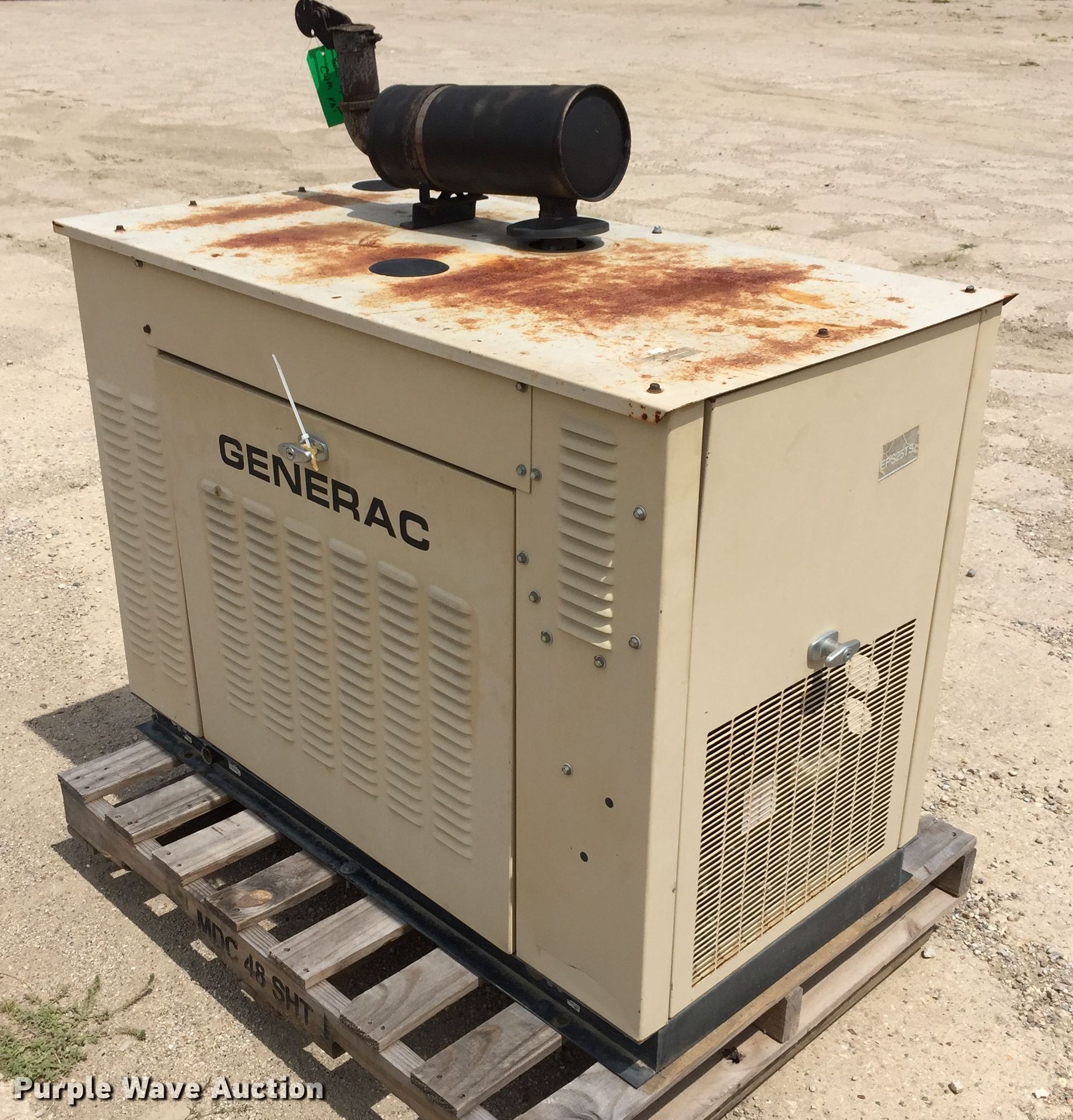 1998 Generac generator in Springfield, IL | Item G1873 sold | Purple Wave