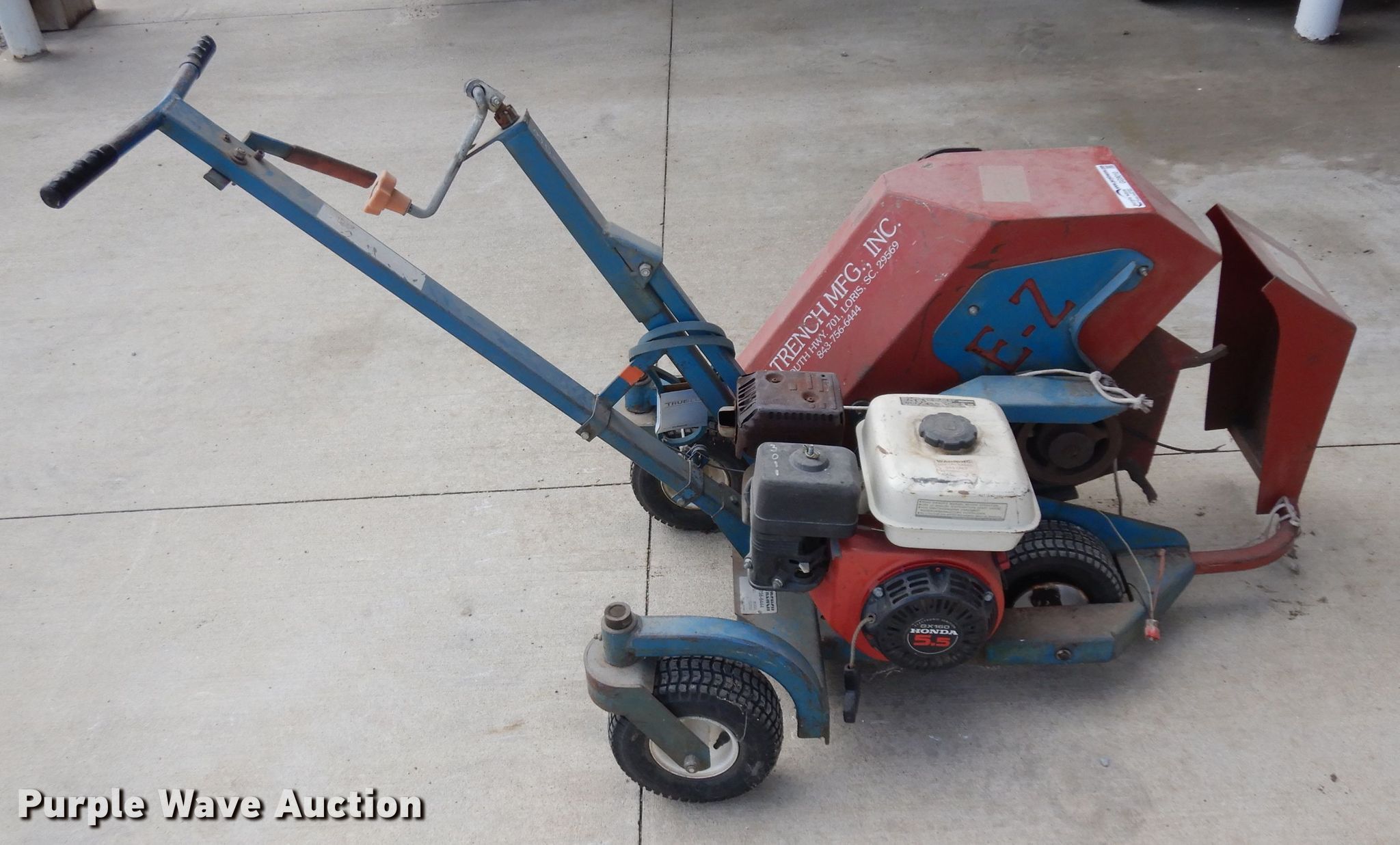 EZ Trench EZ8000 trencher in Pleasanton, KS | Item GG9010 sold | Purple ...