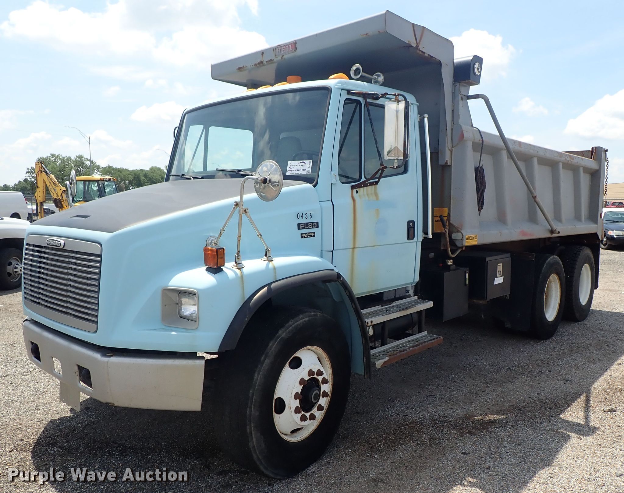 2002 Freightliner FL80 dump truck in Wichita, KS | Item DE0886 sold | Purple Wave