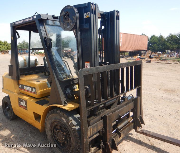Caterpillar GP40 forklift in Sublette, KS | Item GH9705 sold | Purple Wave