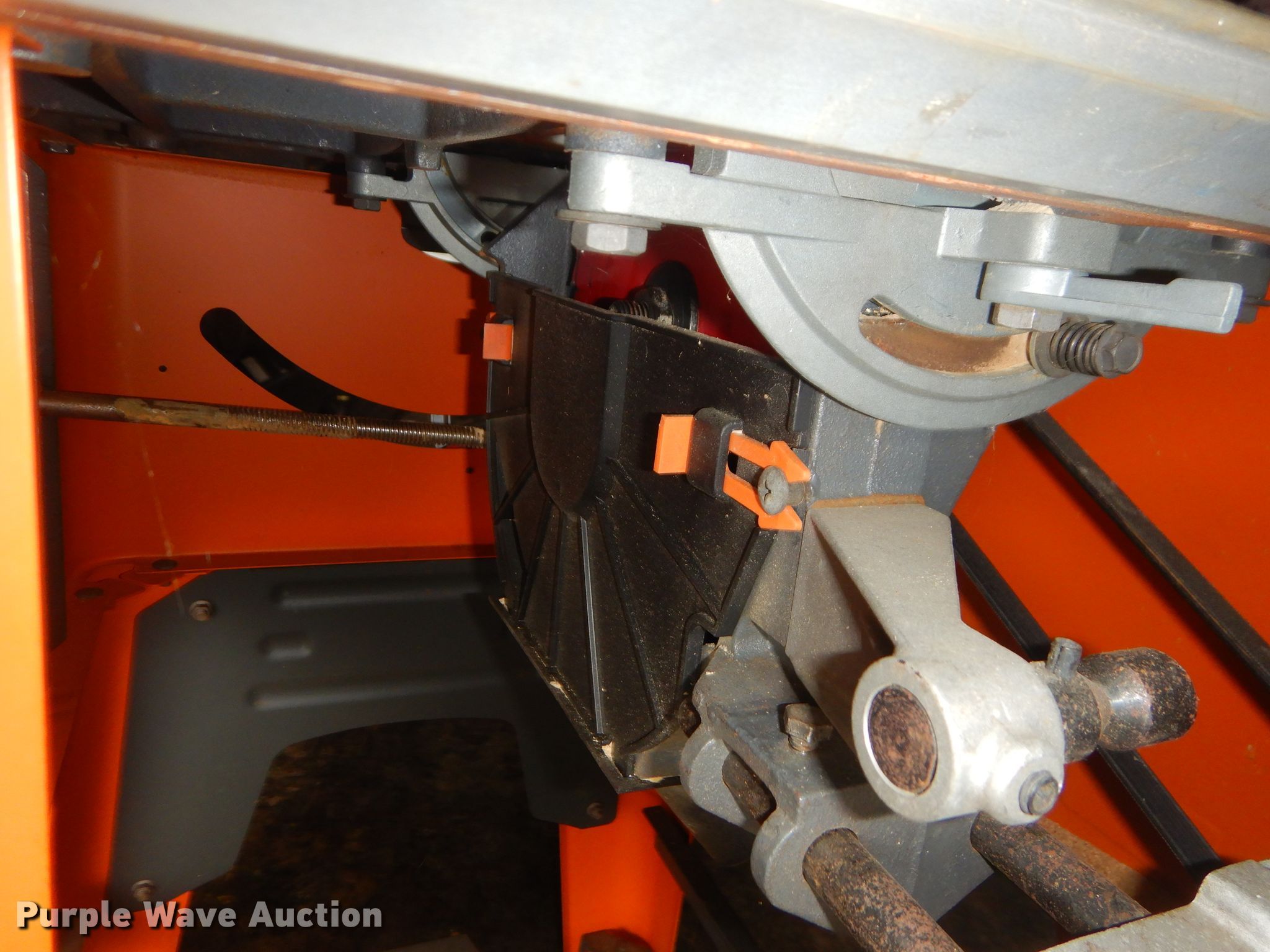 Ridgid TS3650 table saw in Waco, MO | Item FC9858 sold | Purple Wave