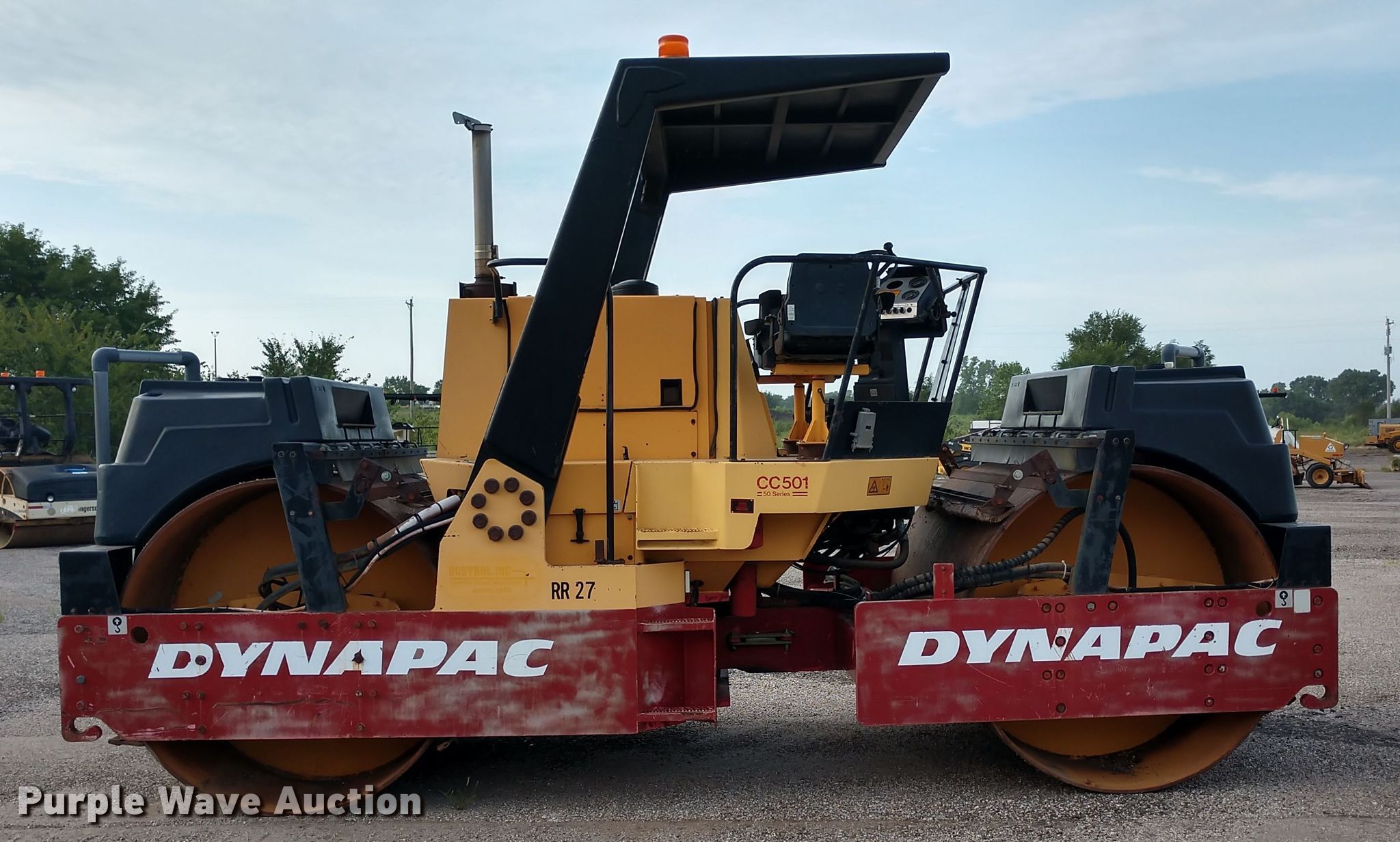 1996 Dynapac CC501 double drum vibratory roller in Towanda, KS | Item ...